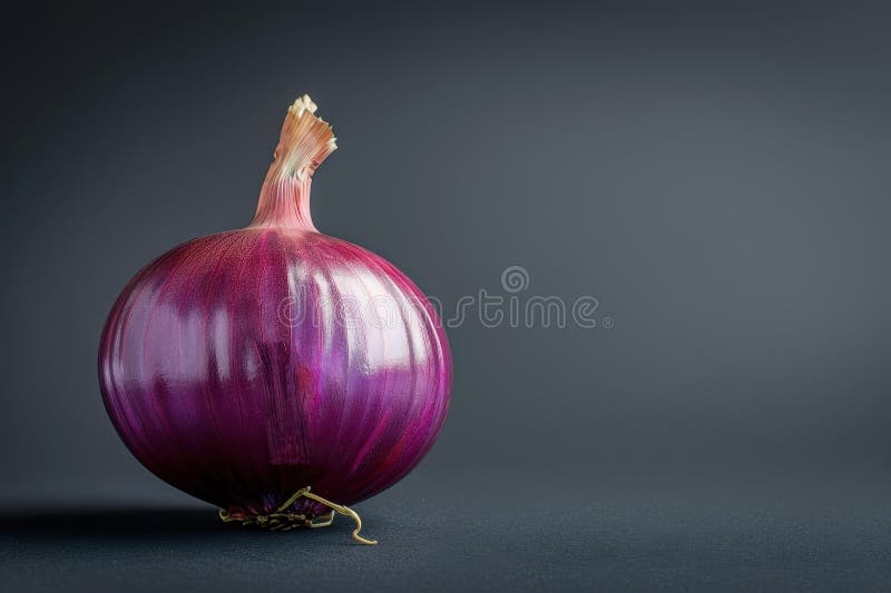 A Simple yet Elegant Ad Featuring a Single Onion, Showcasing Its ...