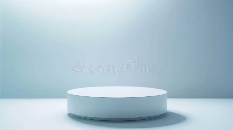 Minimalist Blue Studio Product Display. AI Generated Stock Illustration ...