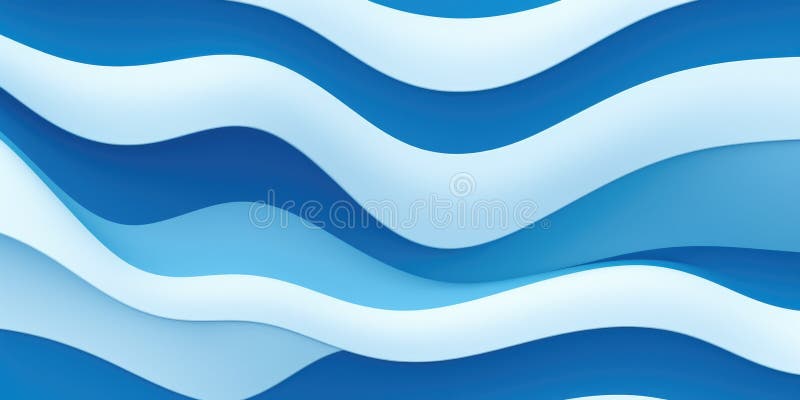 A Simple and Elegant Blue and White Wavy Background. Perfect for Adding ...