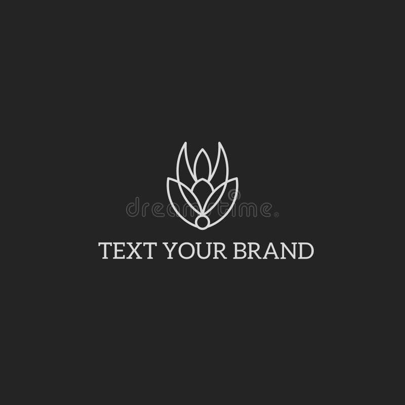Simple and Elegant Brand Logo Stock Illustration - Illustration of ...