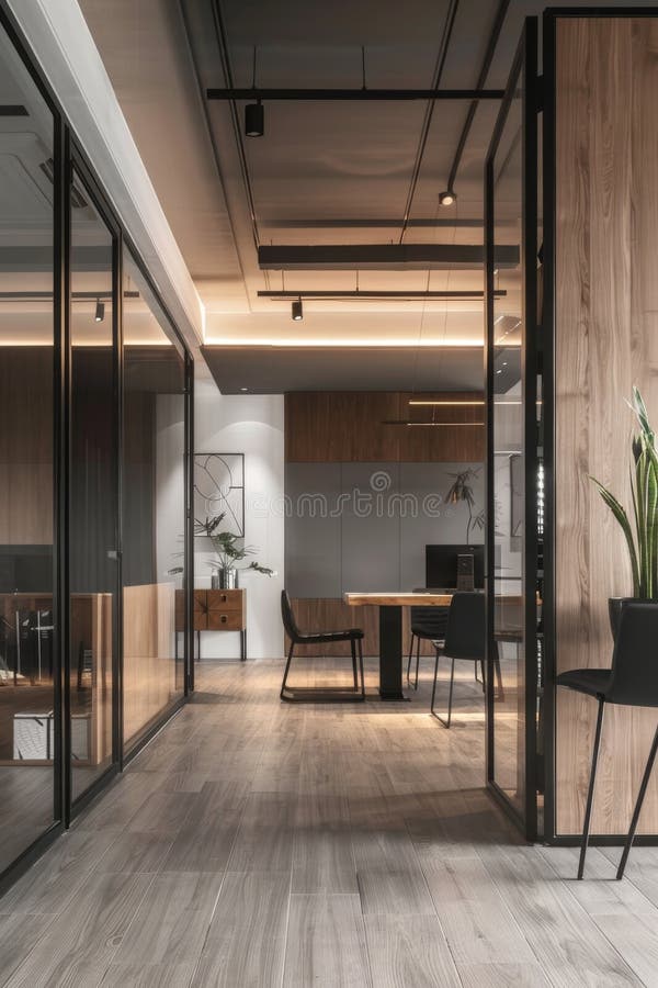 Simple and Elegant Business Environment with Minimalistic Decor. Stock ...