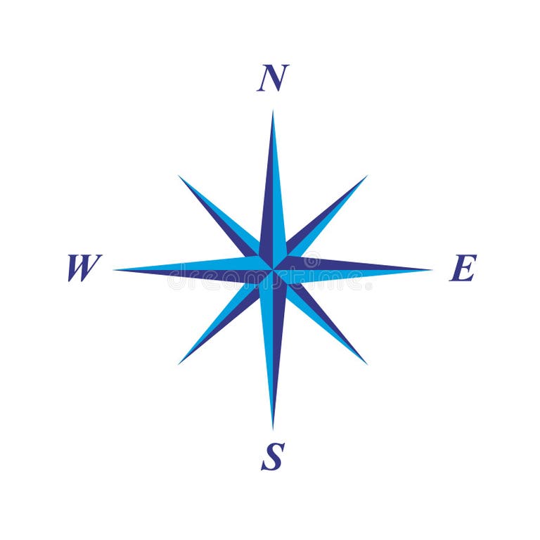 Simple Compass Rose Stock Illustrations – 5,684 Simple Compass Rose ...