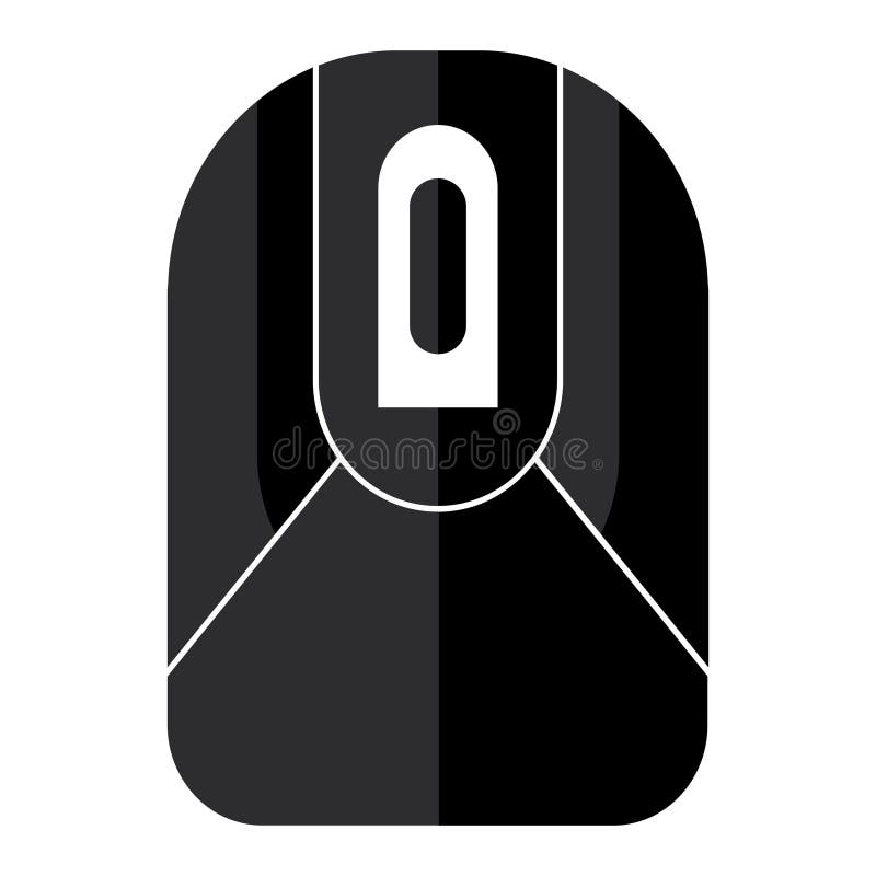 Simple and Elegant Computer Mouse Icon Plate Stock Vector ...