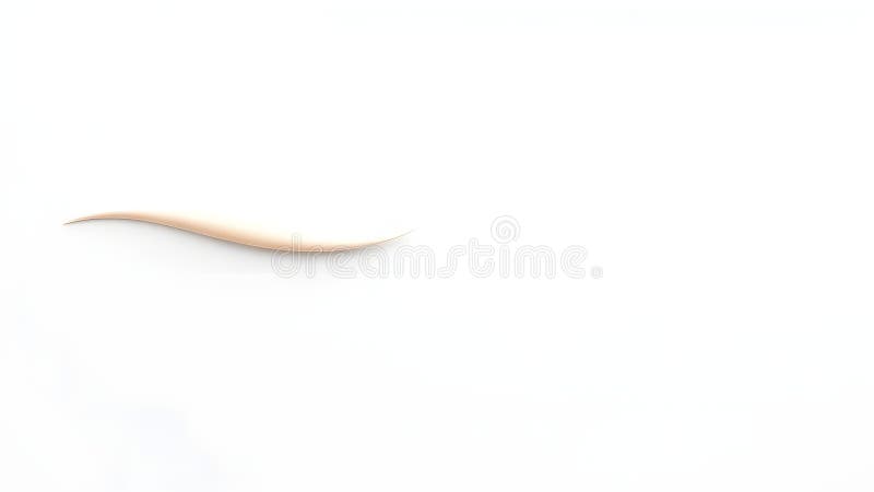 Generative AI. Minimal Abstract Composition Featuring a Single Curved ...