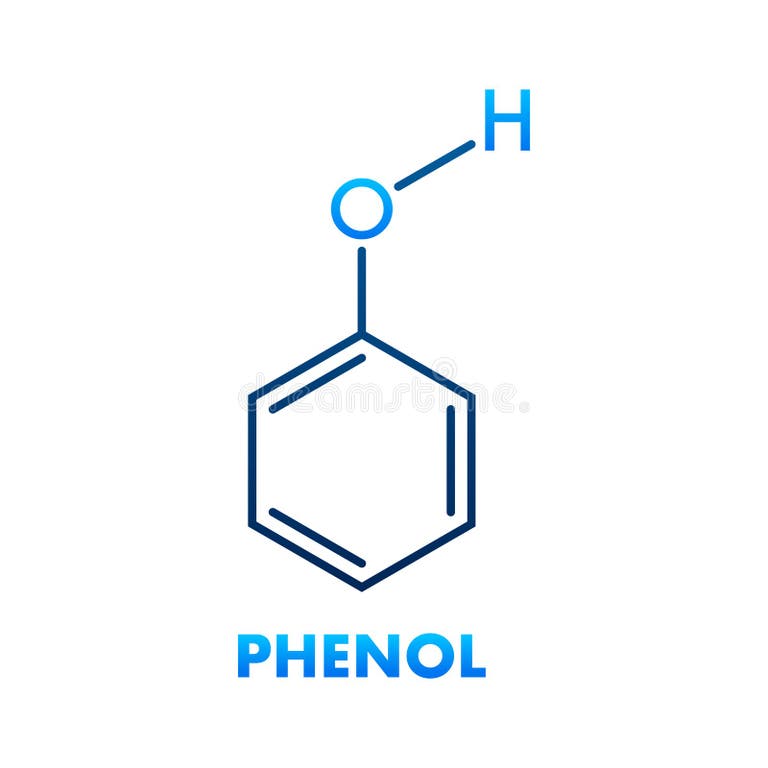 Simple and Elegant Illustration of the Phenol Molecule, an Aromatic ...