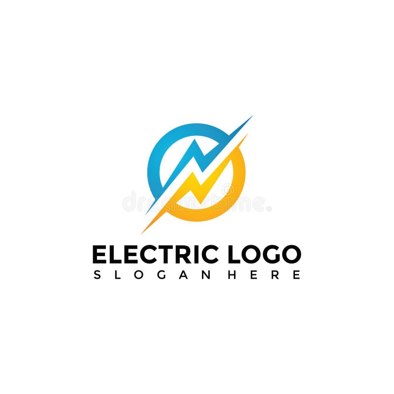 Electric Logo Template. Vector Illustrator Eps. 10 Stock Illustration ...