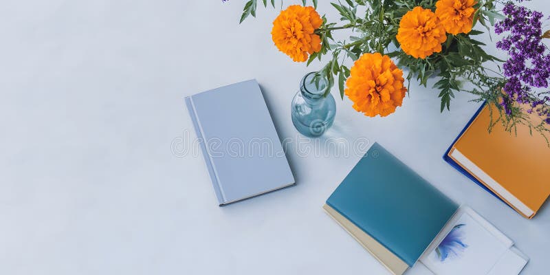 Simple yet Elegant Marigold Flat Lay Demonstrating Color Harmony for a ...