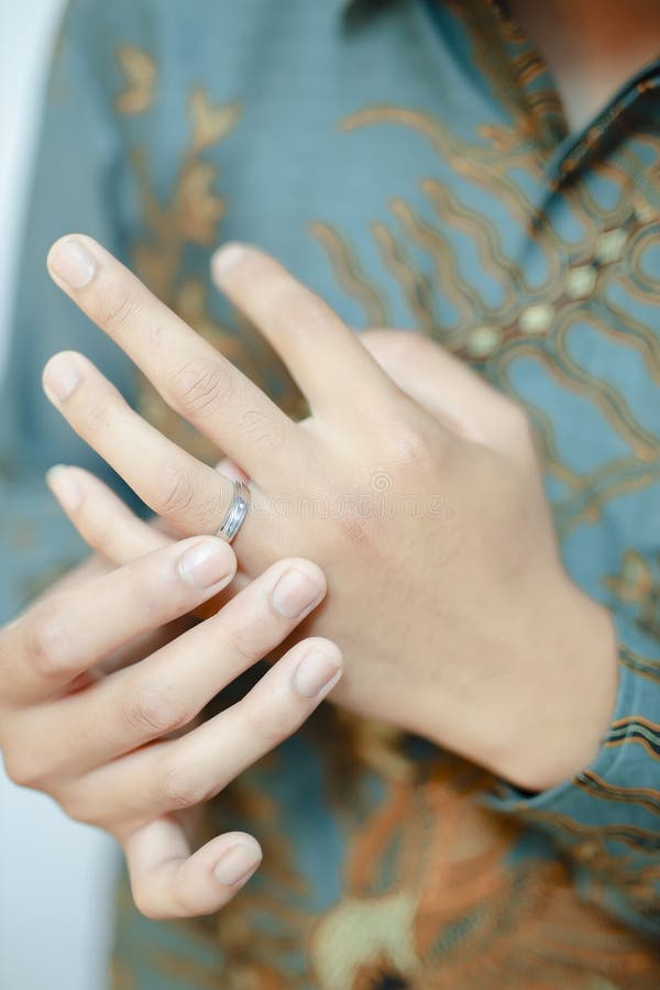 Groom engagement ring stock image. Image of limb, jewellery - 368722803