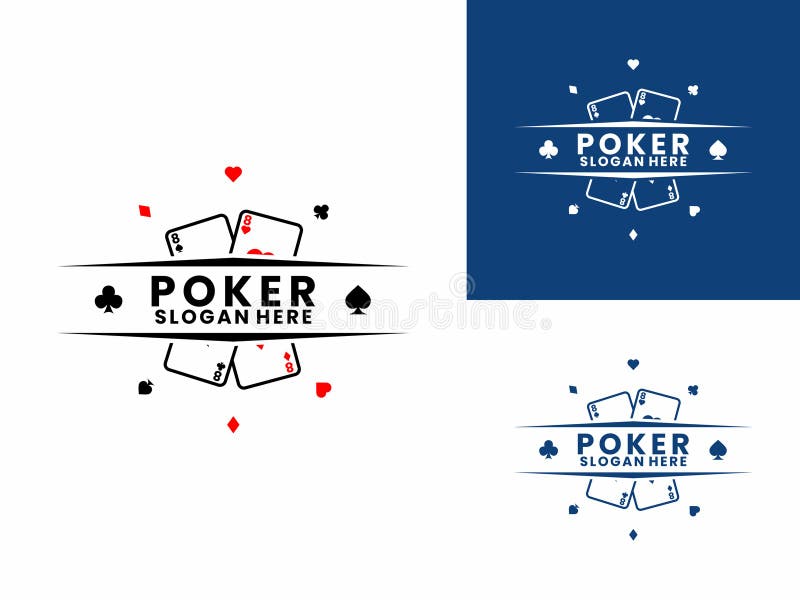 Simple Elegant Poker Logo Design Vector Template Stock Illustration ...