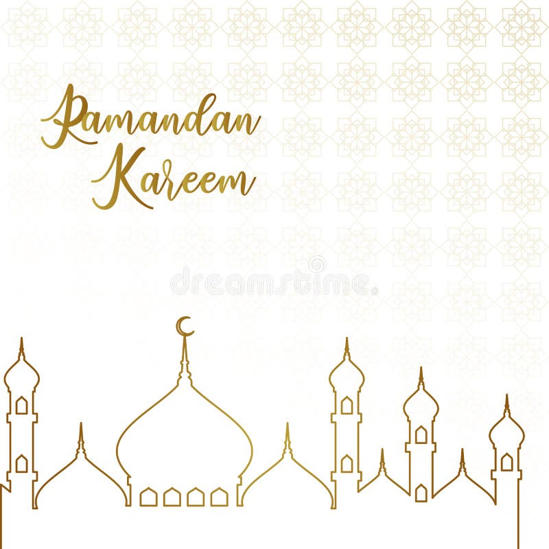 Simple and Elegant Ramadan Background, Islamic Background Stock ...