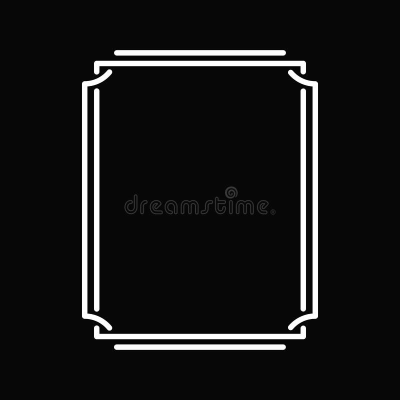 Simple Rectangle Frame Clipart