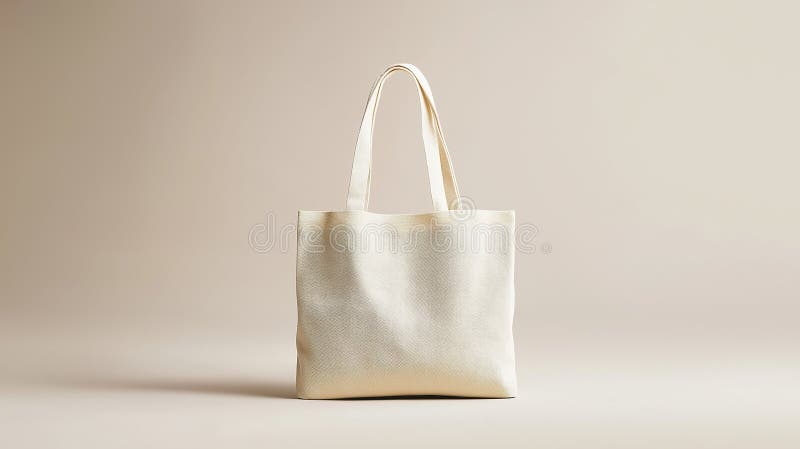 Simple and Elegant Tote Bag Displayed on a Neutral Background ...