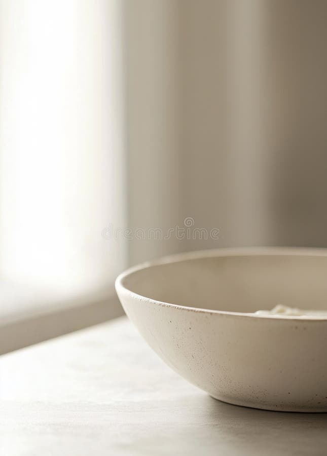 Simple yet Elegant White Ceramic Bowl, Perfect for Serving Soups ...