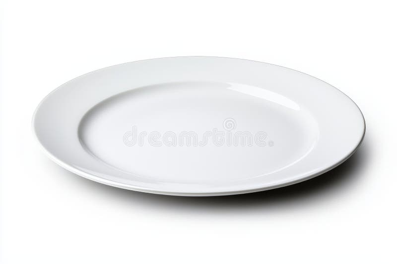 A Simple Elegant White Plate Ready To Serve Your Culinary Creations in ...