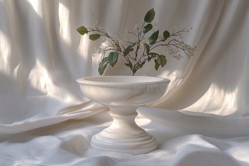 Simple Elegant White Vase Containing Small Plant Stock Photos - Free & Royalty-Free Stock Photos ...