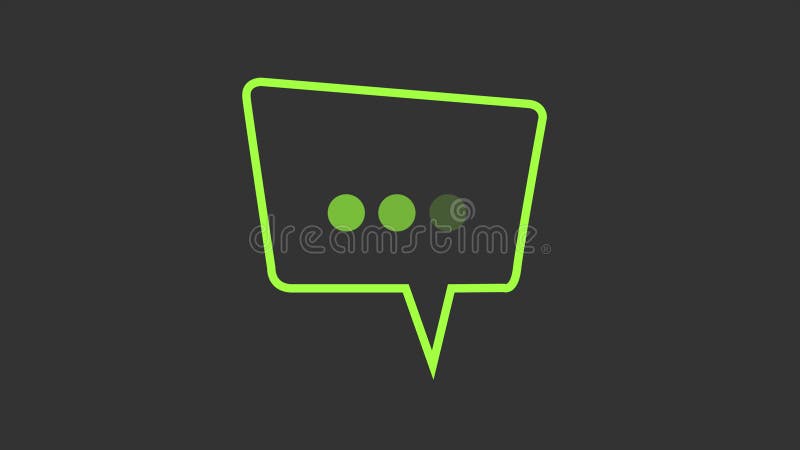 A Simple Element of a Thought Bubble or Text Message Popping Up, with ...