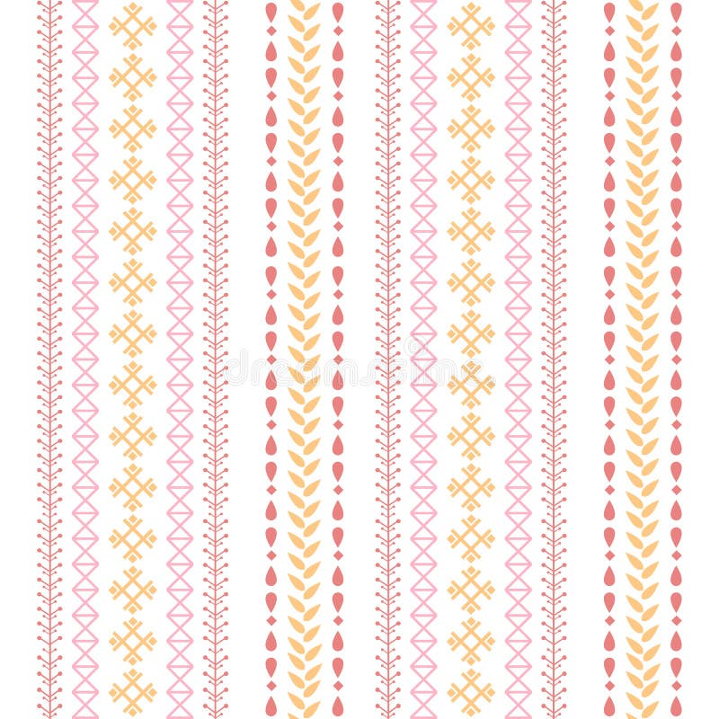 Simple Embroidered Design Pattern for Living Room Decor Stock Vector ...