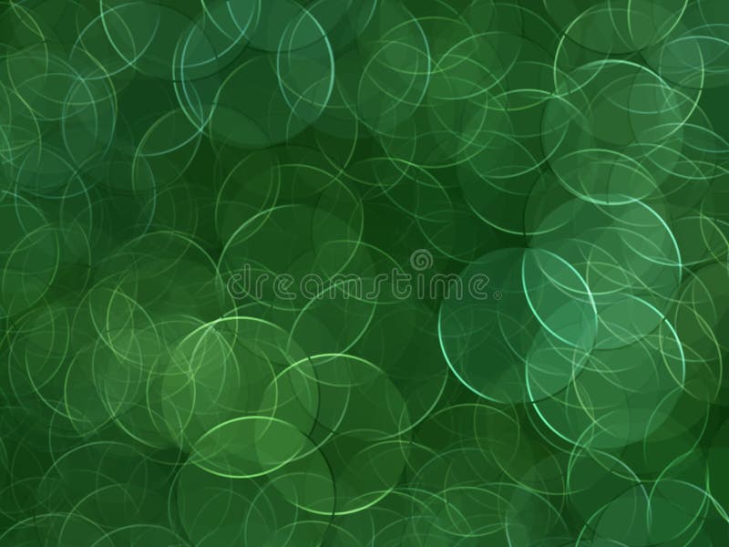 Simple Emerald Green Background with Light Circles Stock Illustration ...