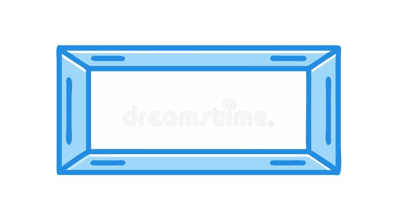 Simple Blue Rectangular Icon Stock Illustrations – 1,918 Simple Blue ...