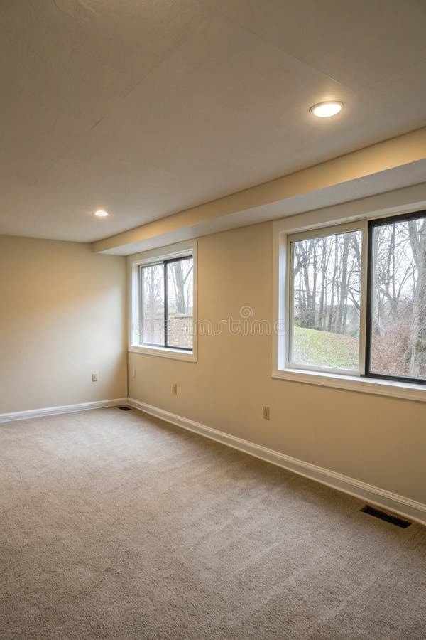 Empty Corner with Minimalist Decor Stock Illustration - Illustration of ...