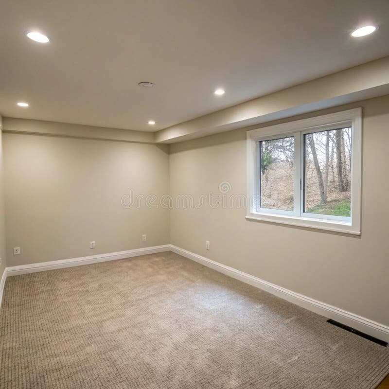 Empty Corner with Minimalist Decor Stock Illustration - Illustration of ...