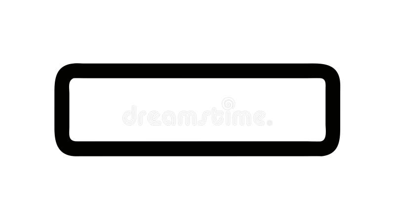 Simple Empty Frame Border Outline Graphic Design Element , Vector Design Generative AI Stock ...