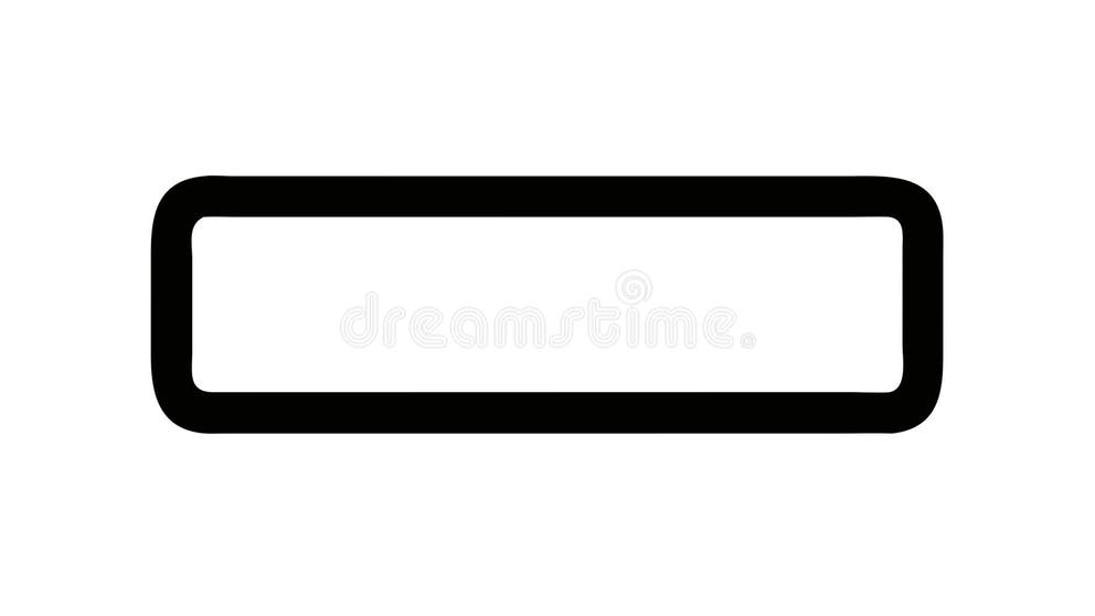 Simple Empty Frame Border Outline Graphic Design Element , Vector Design Generative AI Stock ...
