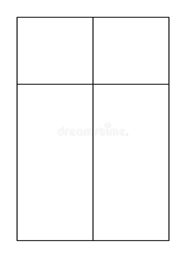 Simple Table Chart Illustration for Planning Stock Illustration ...