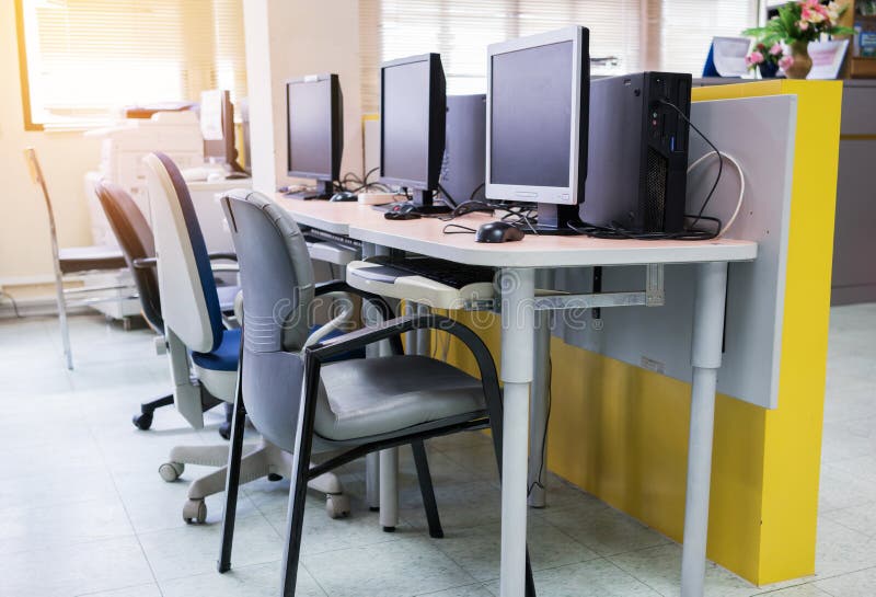 Simple and Empty office stock photo. Image of armchair - 180736562