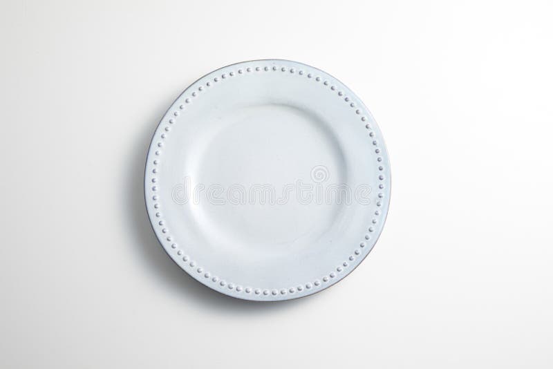 Simple and empty plate stock photo. Image of dinner - 201228020