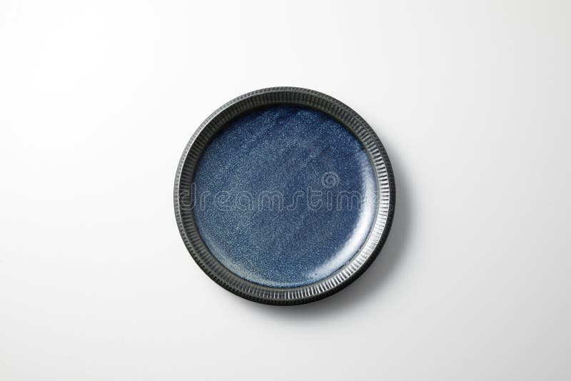 Simple and empty plate stock photo. Image of colorful - 201228174