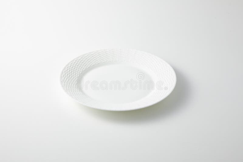 Simple and empty plate stock photo. Image of circle - 201228282