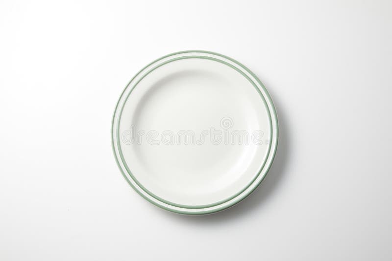 Simple and empty plate stock image. Image of plate, lunch - 201224387
