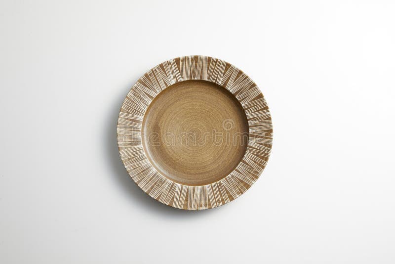 Simple and empty plate stock image. Image of plates - 201228147