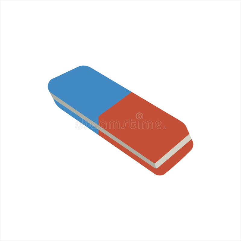 Simple Eraser Vector with Minimalist and Modern Design Stock ...