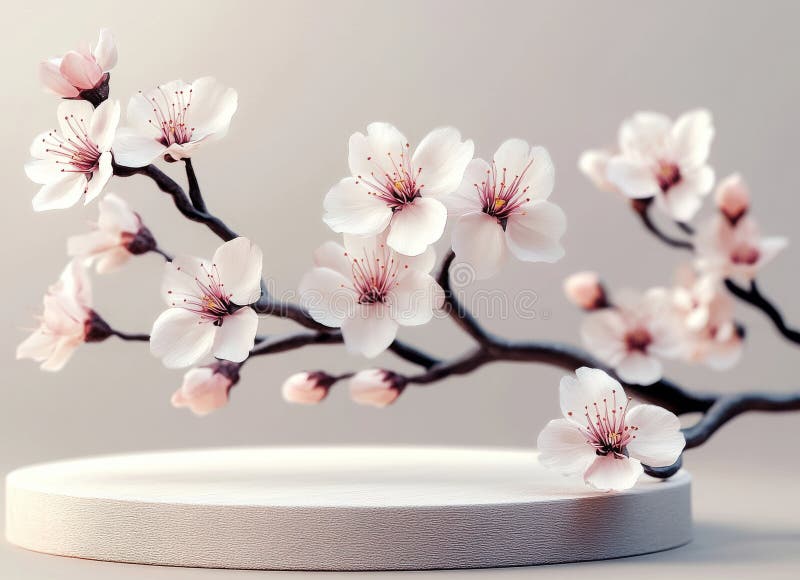 A Simple Exhibit Featuring a Circular Platform is Decorated with ...