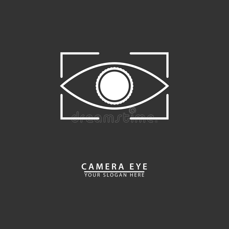 Simple Eye Camera Icon Logo Stock Vector - Illustration of shape ...