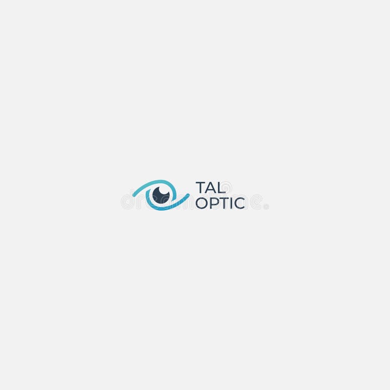 Simple Eye Glasses for Optic Store Logo Stock Vector - Illustration of ...