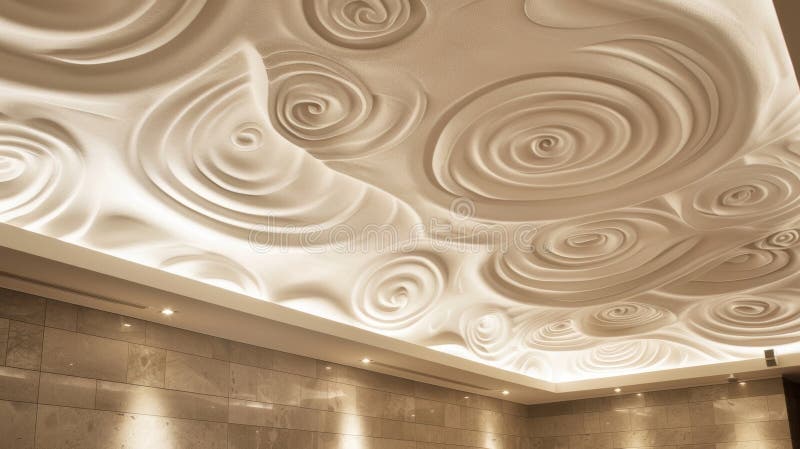 A Simple yet Eyecatching Design with Irregular Swirls and Waves Etched ...