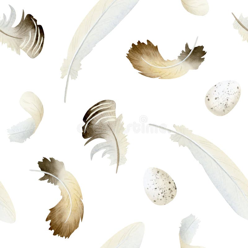 Repeat Seamless Pattern Cute Chicken Background Farm Animal Stock ...