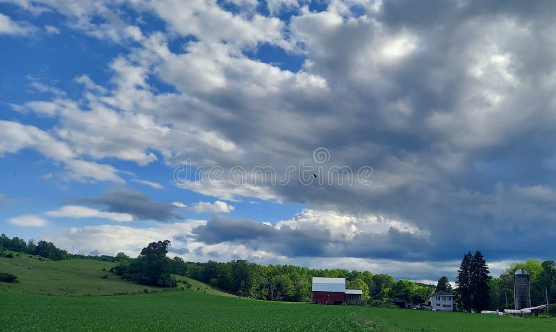 Simple farm life stock image. Image of agriculture, tree - 233534725