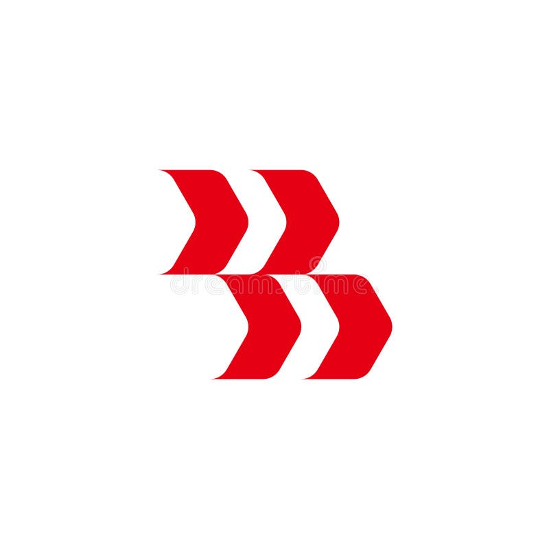 Simple Fast Arrows Red Rocket Symbol Logo Vector Stock Vector ...