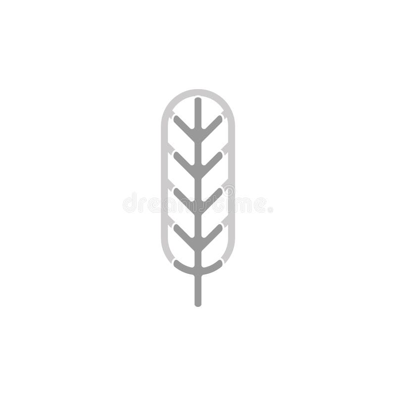 Simple Feather Symbol Logo Lines Art Vector Stock Vector - Illustration ...