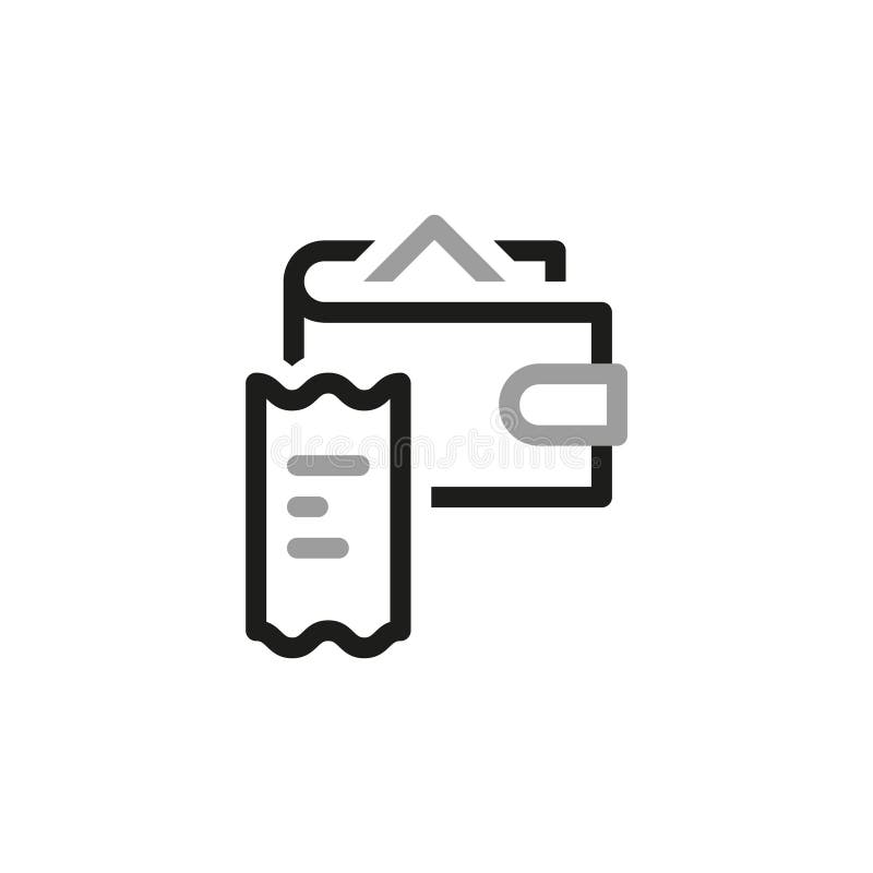 Simple Financial Report Related Vector Line Icon. Financial Documents ...