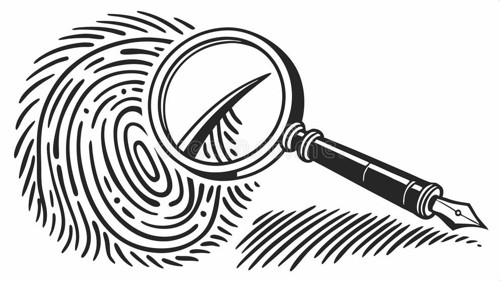 Simple Fingerprint with Magnifier, Basic Identification and Analysis ...