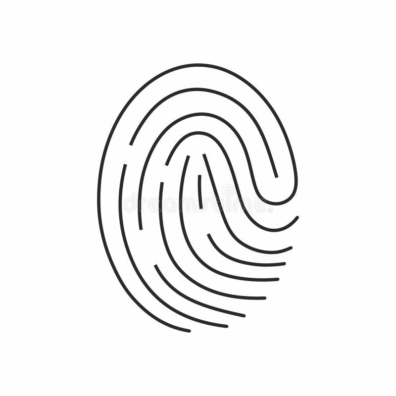 Simple Fingerprint Stock Illustrations – 7,289 Simple Fingerprint Stock ...