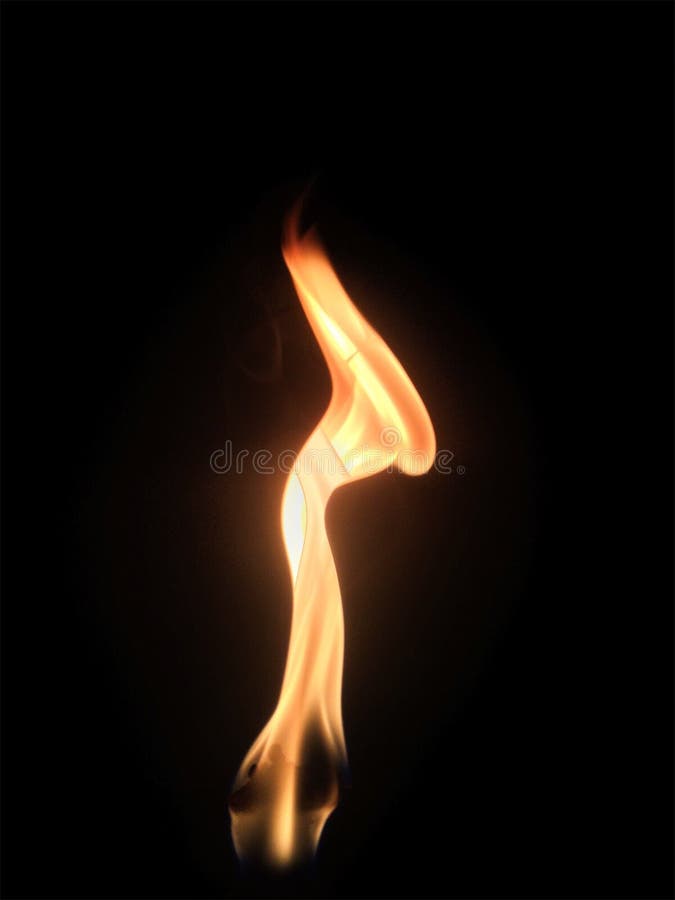 Simple fire twirl stock image. Image of summer, torch - 98676649