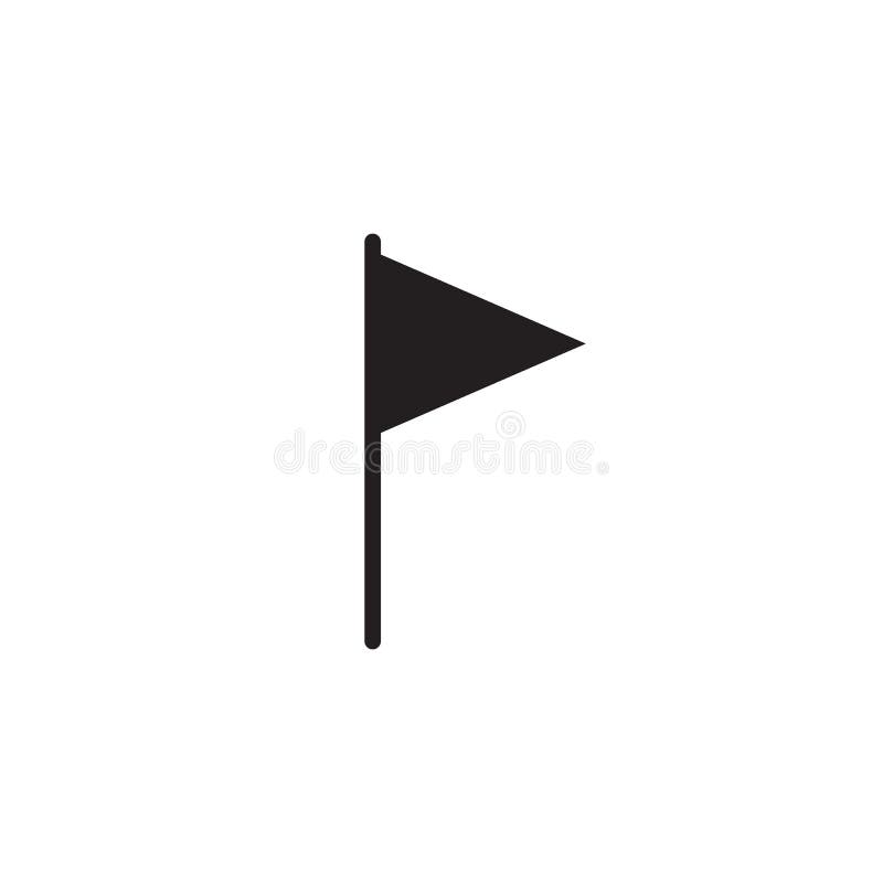 Simple Flag Icon Logo Design Stock Vector - Illustration of national ...