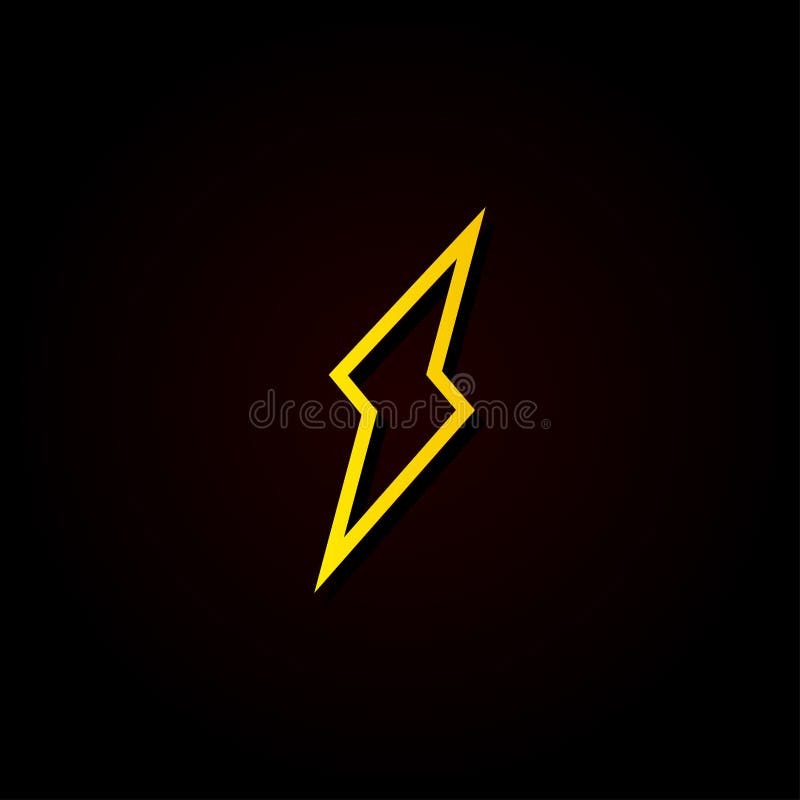 Simple Flash Logo Vector Design Stock Vector - Illustration of light ...