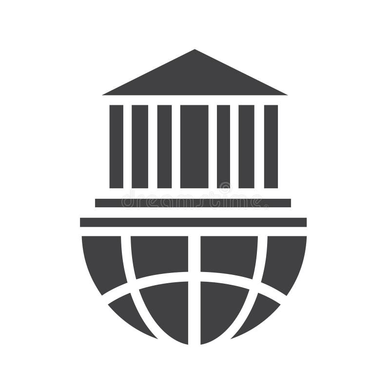 Pantheon Simple Vector Icon. Illustration Symbol Design Template for ...